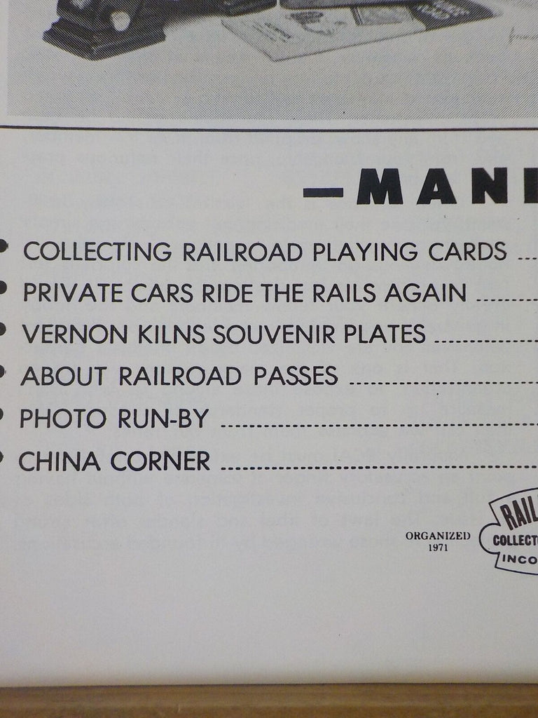 Railroadiana Express 1985 Summer Private Cars Ride the Rails Again ...