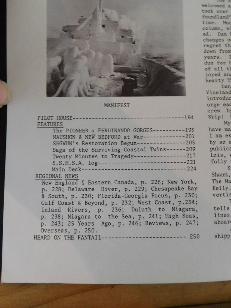 Steamboat Bill #128 Winter 1973 Journal of the Steamship Historical So ...