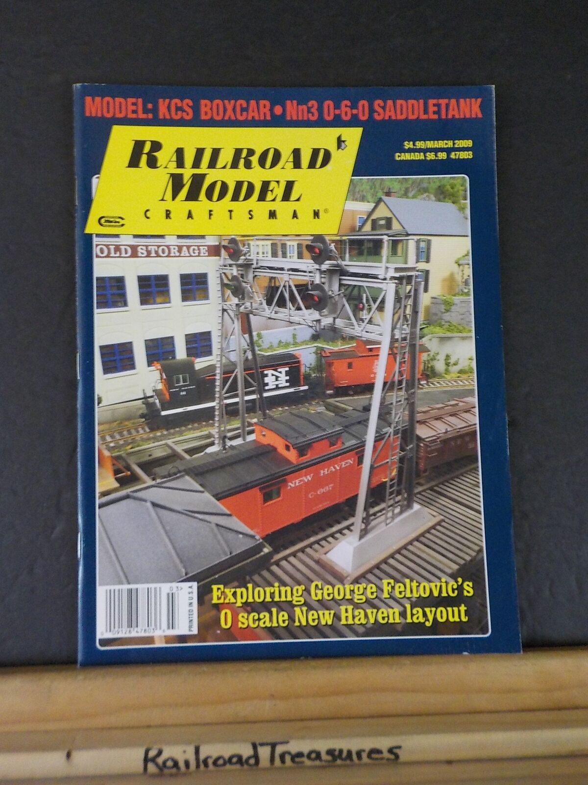 Railroad Model Craftsman Magazine 2009 March KCS boxcar Nn3 0-6-0 sadd ...
