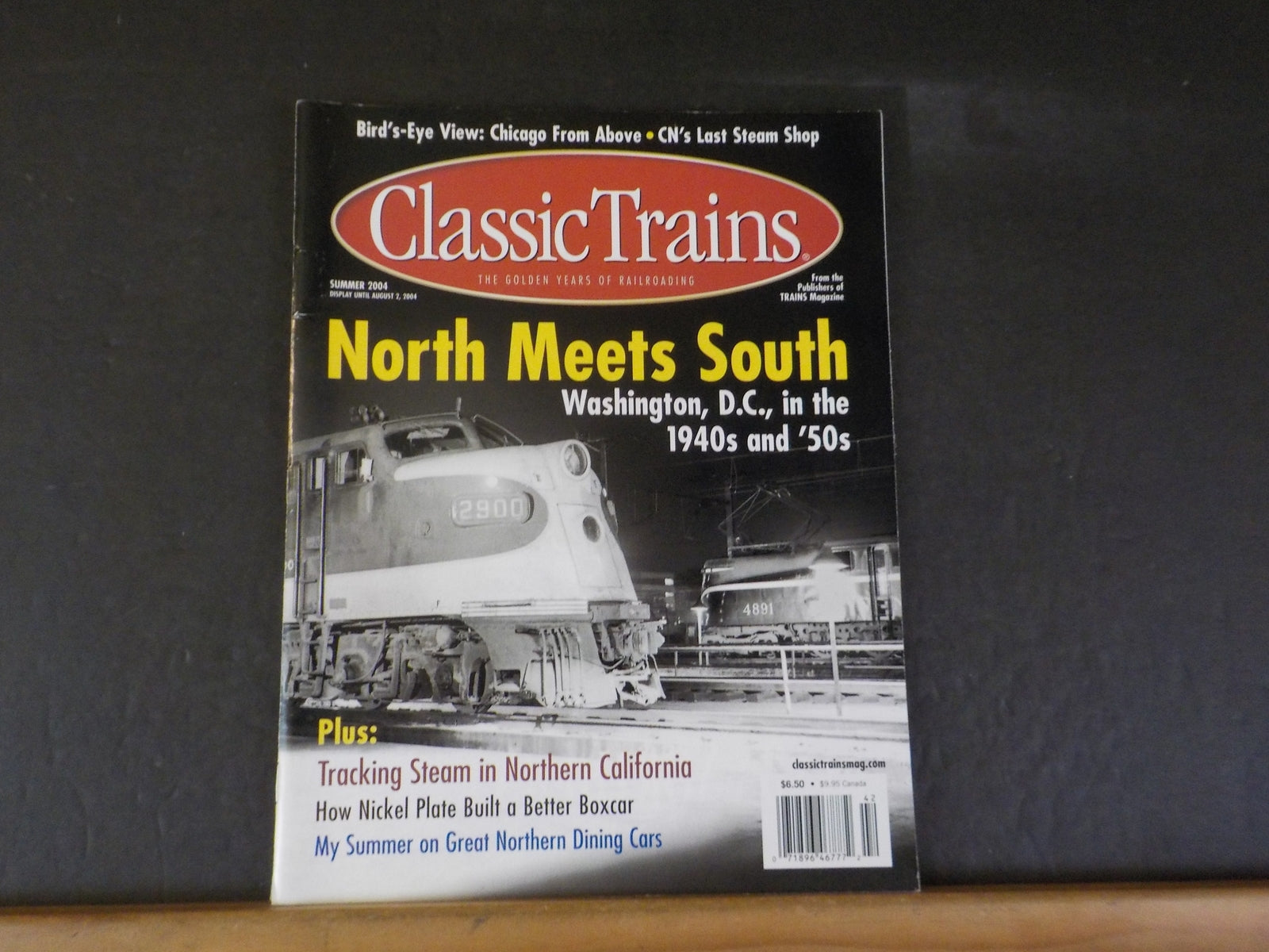 Classic Trains 2004 Summer Washington DC 1940-1950s CN last steam shop ...