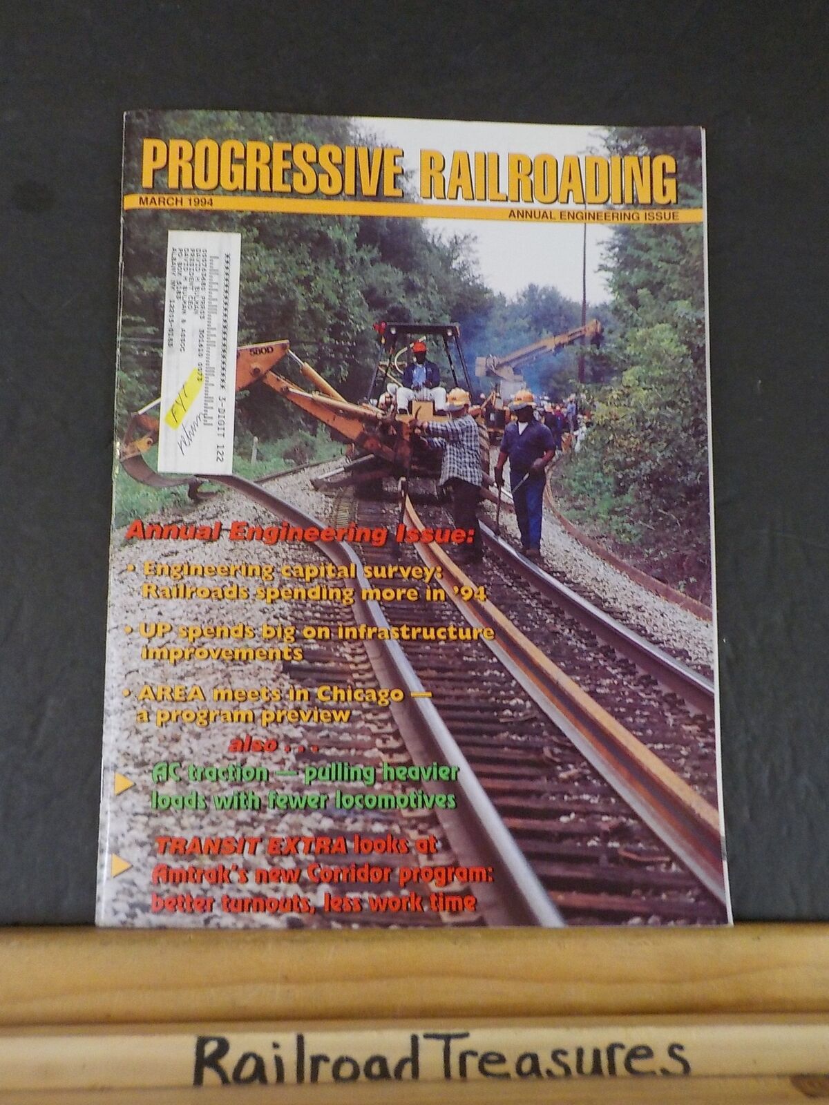 Progressive Railroading 1994 March Amtrak Corridor program Better turn ...