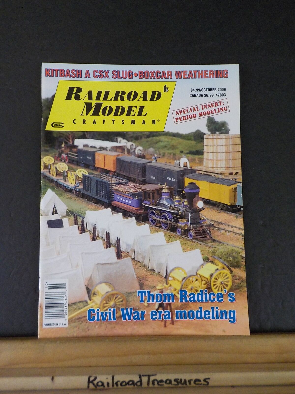 Railroad Model Craftsman Magazine 2009 October RMC PEriod modeling Civ ...