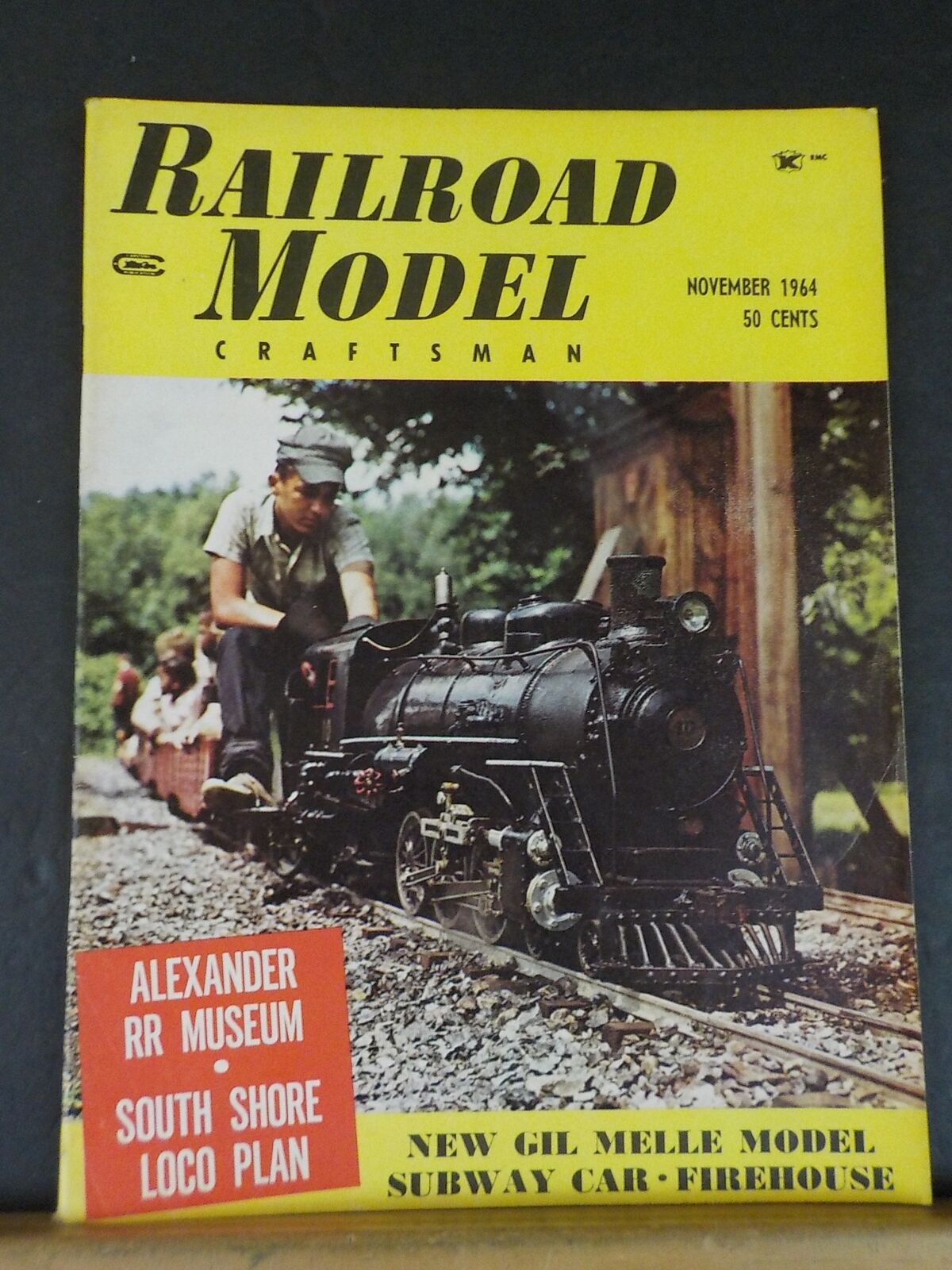 Railroad Model Craftsman Magazine 1964 November RMC South Shore Loco p ...