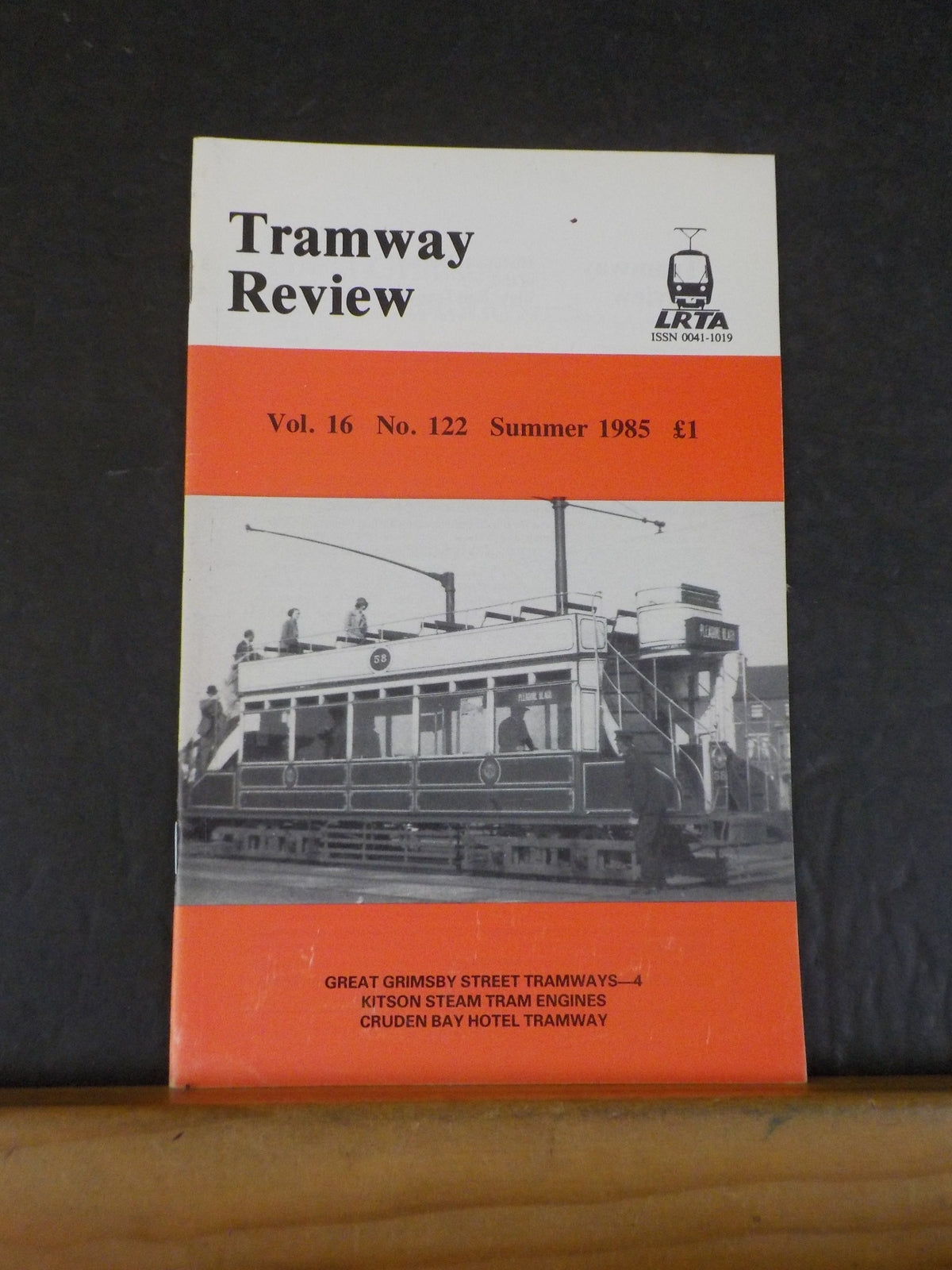 Tramway Review Issue No 122 Vol 16 Summer 1985 Kitson Steam Tram Engin ...