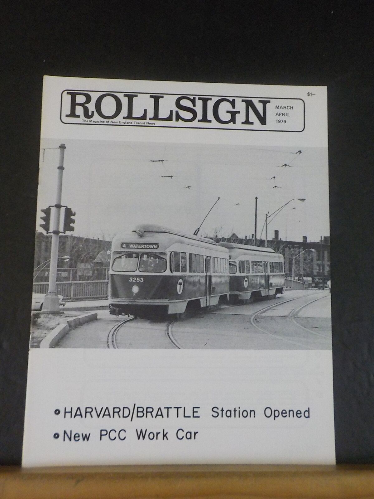 Rollsign Magazine of New England Transit News 1979 March April ...