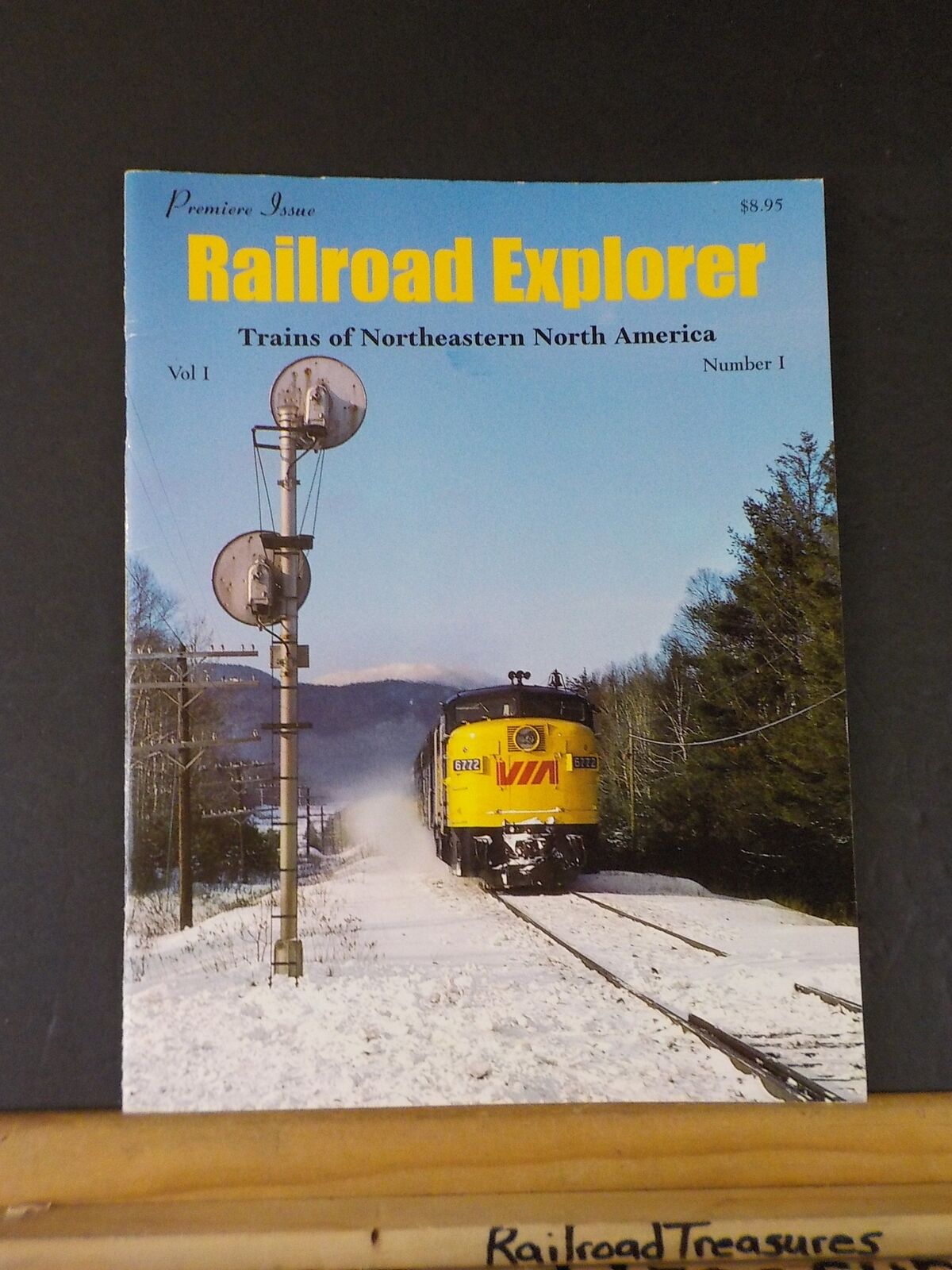 Railroad Explorer #1 Premier Issue Vol 1 #1 Trains of Northeastern Nor ...