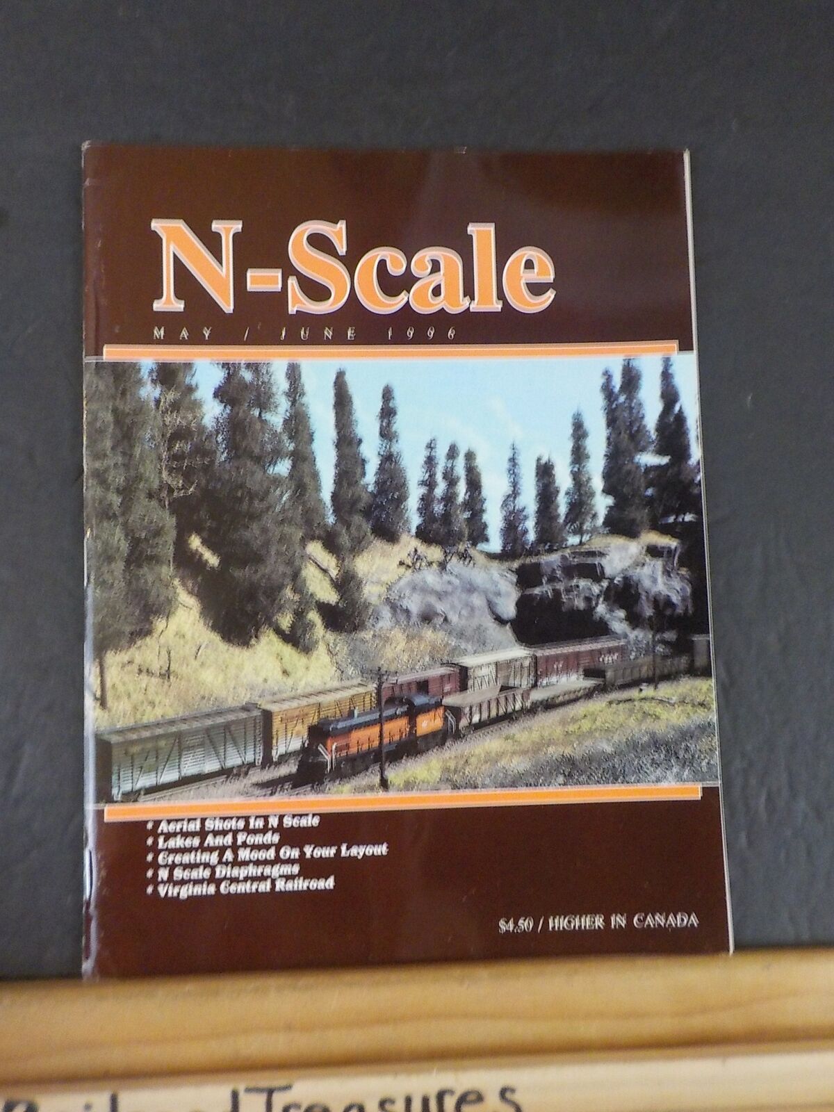 N Scale Magazine 1996 May June Lakes and Ponds – RailroadTreasures