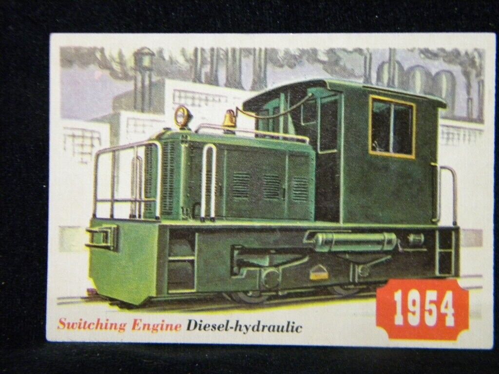 TCG Trading Card 45 Diesel Hydraulic Switching Locomotive Railroad Tra ...