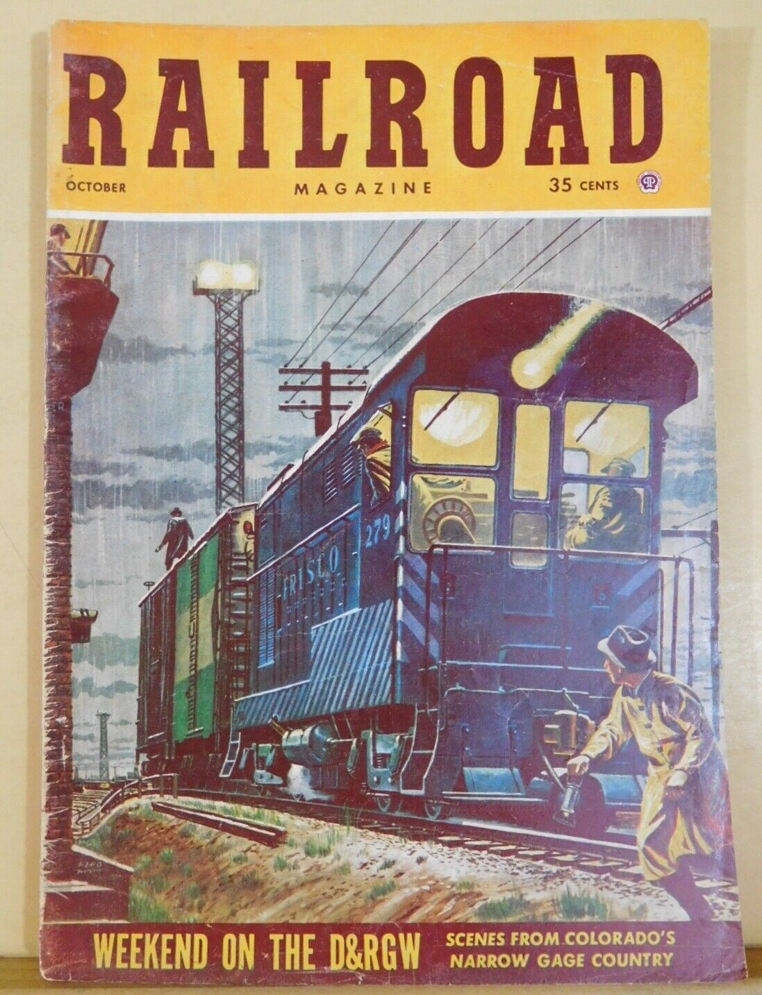 Railroad Magazine 1953 Oct Military Locos Tokyo D&RGW North Shore ...