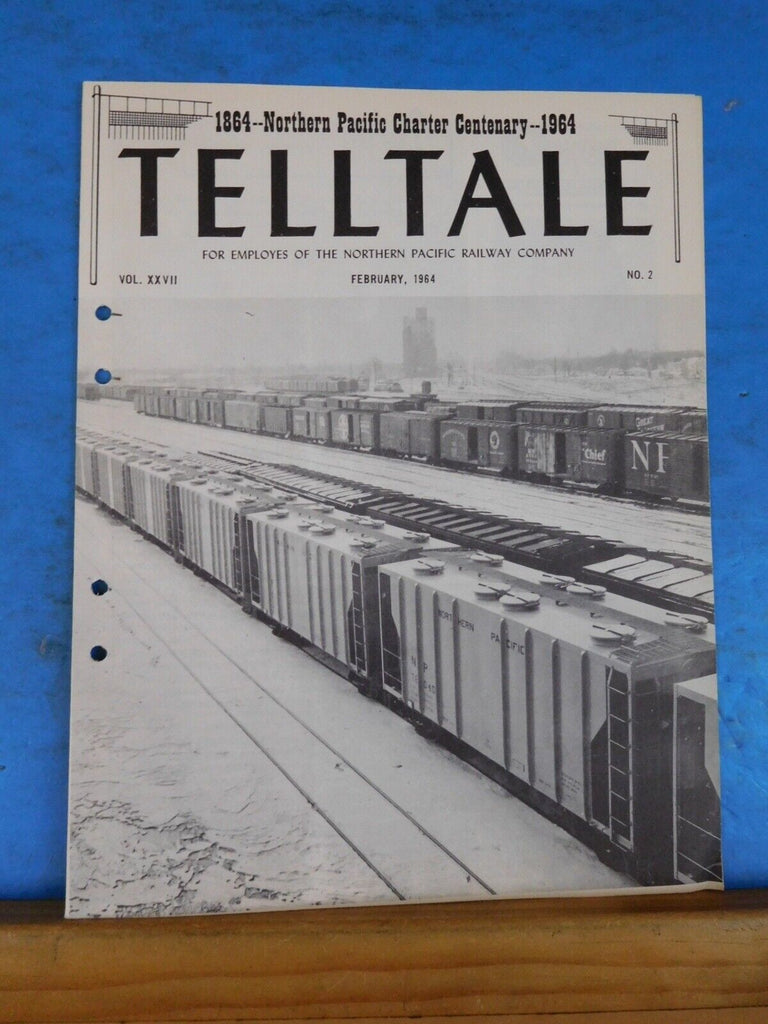 Tell Tale 1964 February No.2 Northern Pacific Ry Safety & Fire Dept Em ...