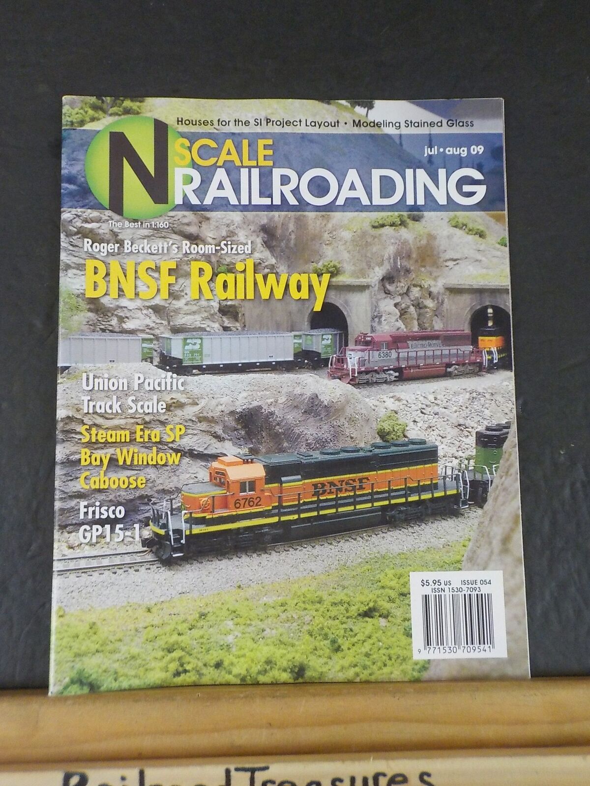 N Scale Railroading #54 2009 July August BNSF Railway Steam era SP cab ...