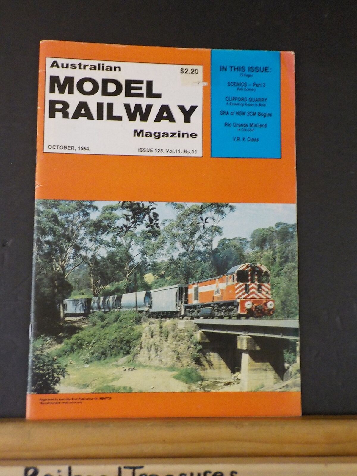 Australian Model railway Magazine #128 October 1984 issue 128 Vol 11 N ...