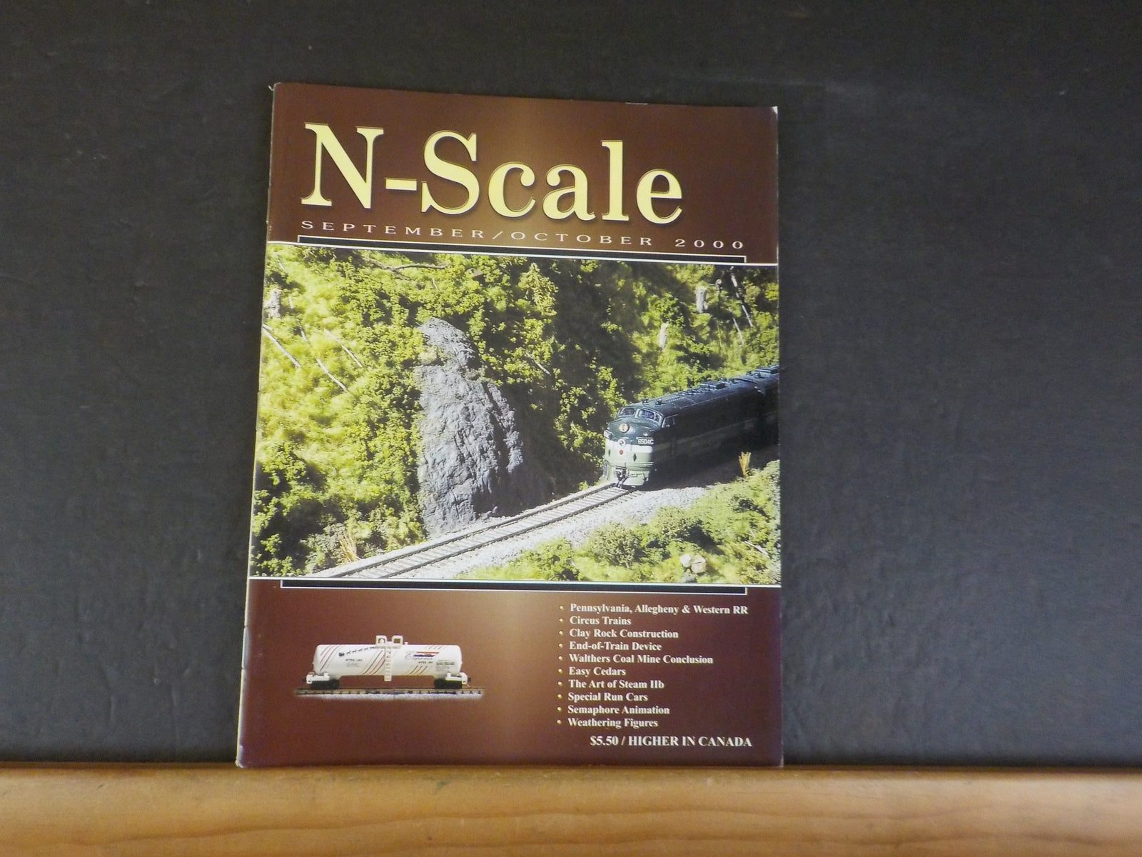 N Scale Magazine 2000 September October Pennsylvania Al&W RR Circus Tr ...