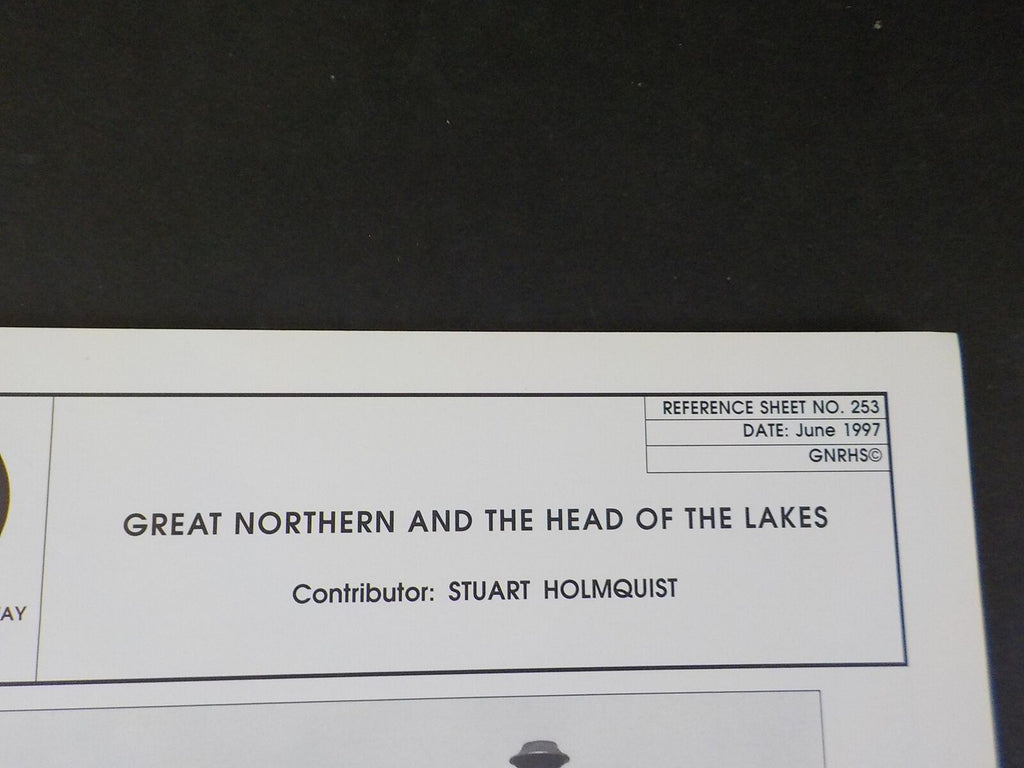 Great Northern Goat Reference Sheet #253 June 1997 GN & the Head of th ...