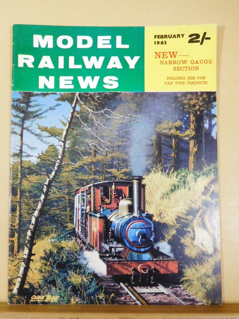 Model Railway News 1963 February Narrow gauge section Building jigs fo ...