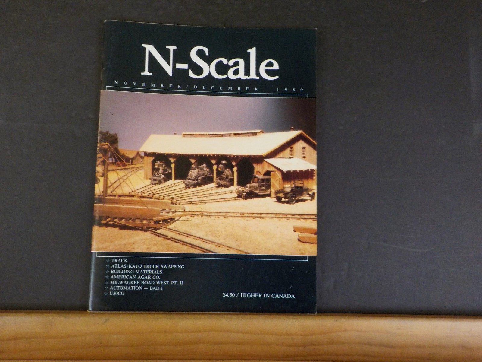 N Scale Magazine 1989 November December Superdetailing Module Grades ...