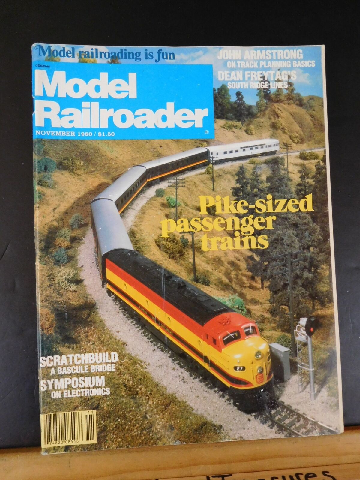 Model Railroader Magazine 1980 November Pike sized passenger trains Ba ...
