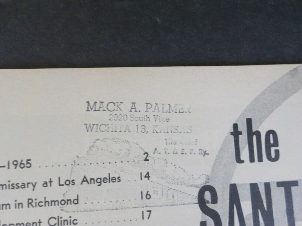 Santa Fe Employee Magazine 1965 March New Commissary Los Angeles ...
