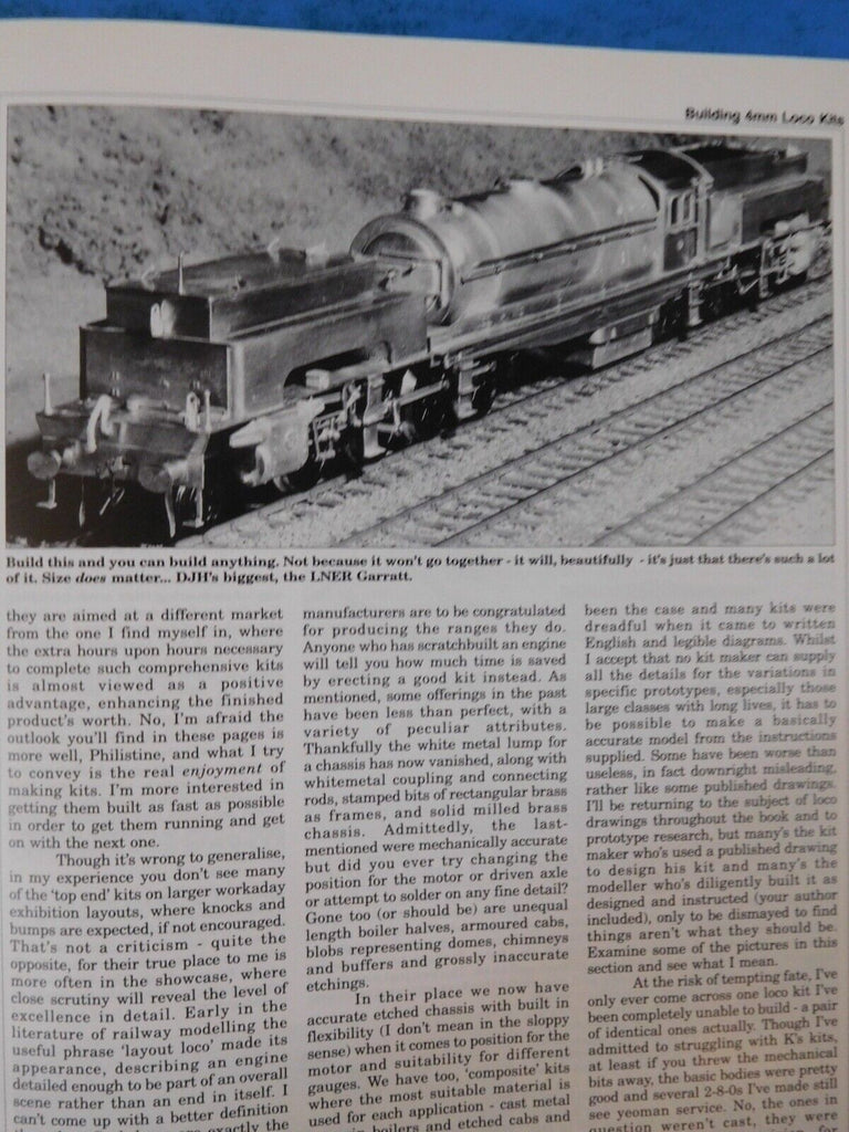 Building 4mm Loco Kits by Tony Wright Model Railway Handbook No 11 ...