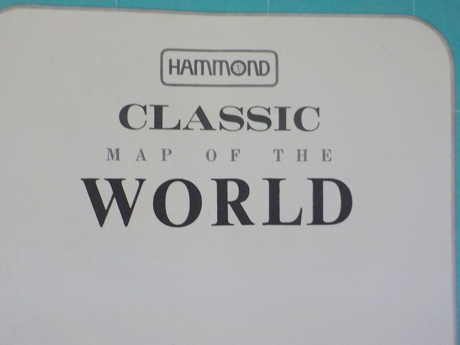 Map Hammond Classic Map of the World – RailroadTreasures