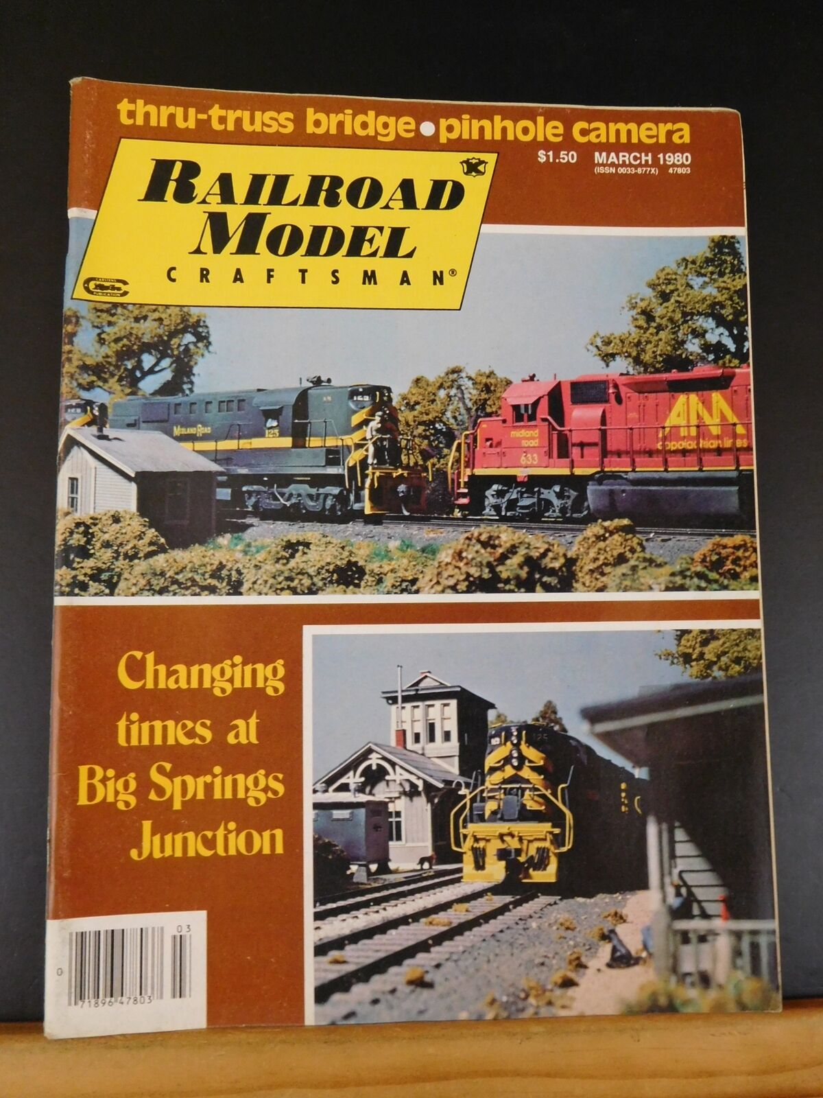 Railroad Model Craftsman Magazine 1980 March RMC Thru truss bridge Pin ...