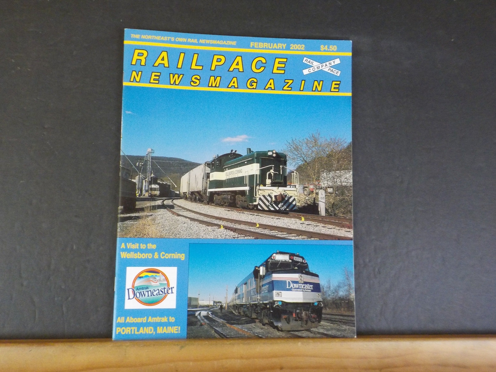 Rail Pace News Magazine 2002 February Railpace Wellsboro & Corning Amt ...
