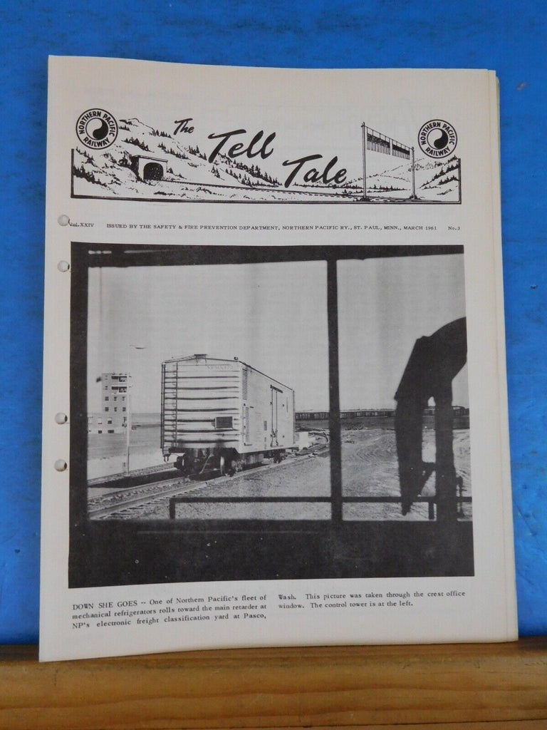 Tell Tale 1961 March Northern Pacific Employee Magazine Telltale ...