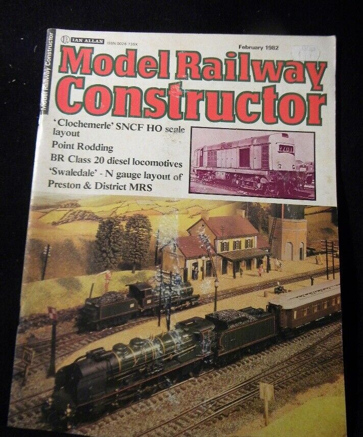 Model Railway Constructor 1982 February BR Class 20 diesel locomotives ...