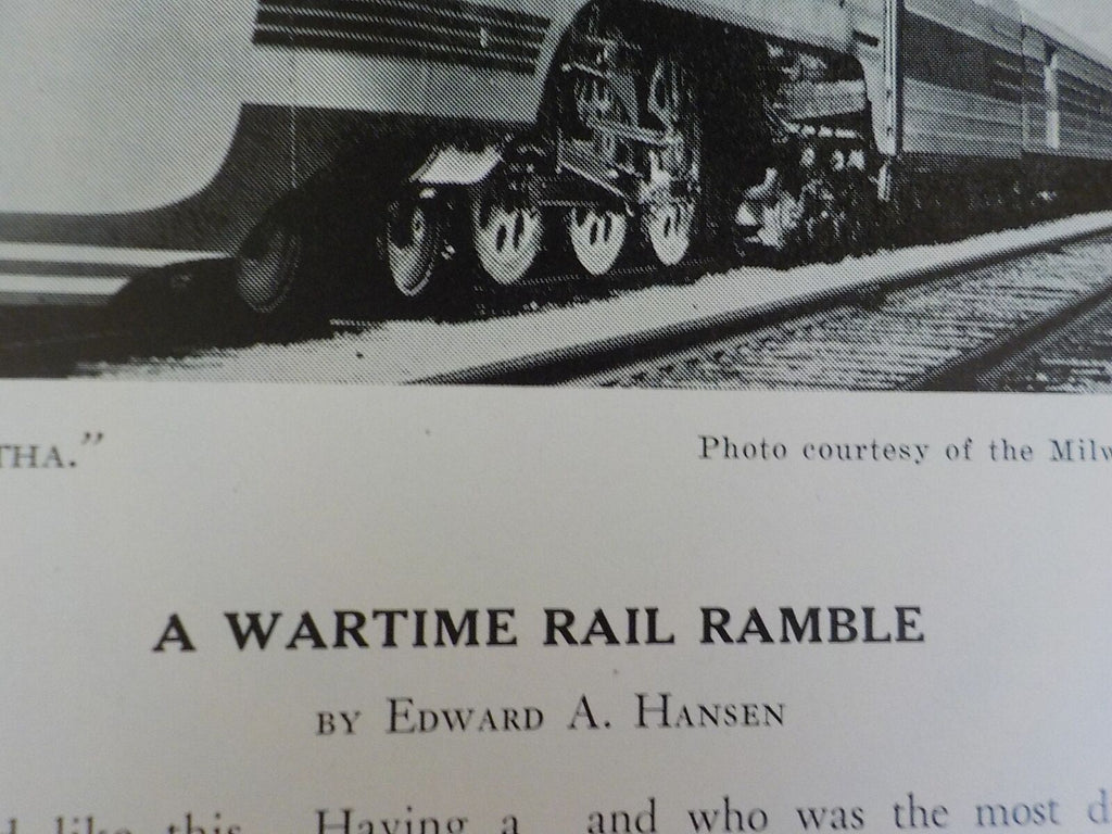 Railroad Enthusiast 1942 November Wartime rail ramble NYC loco Brazil ...