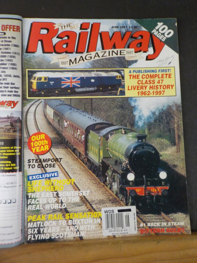 Railway Magazine 1997 June Complete Class 47 livery history 1962-1997 ...