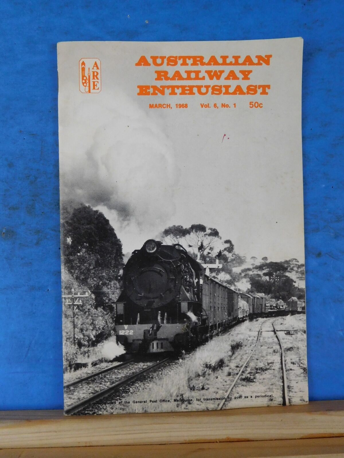 Australian Railway Enthusiast 1968 March Vol.6 #1 Rails to the Bight ...