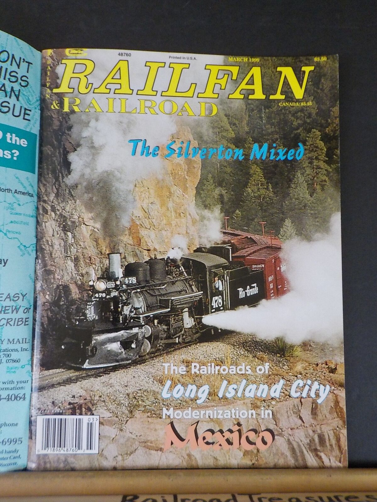 Railfan & Railroad Magazine 1999 March RRs of Long Island City Moderni ...