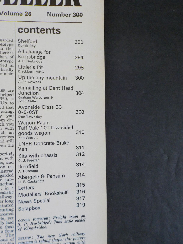 Railway Modeller 1975 October V26 #300 Shelford Signalling at Dent Hea ...