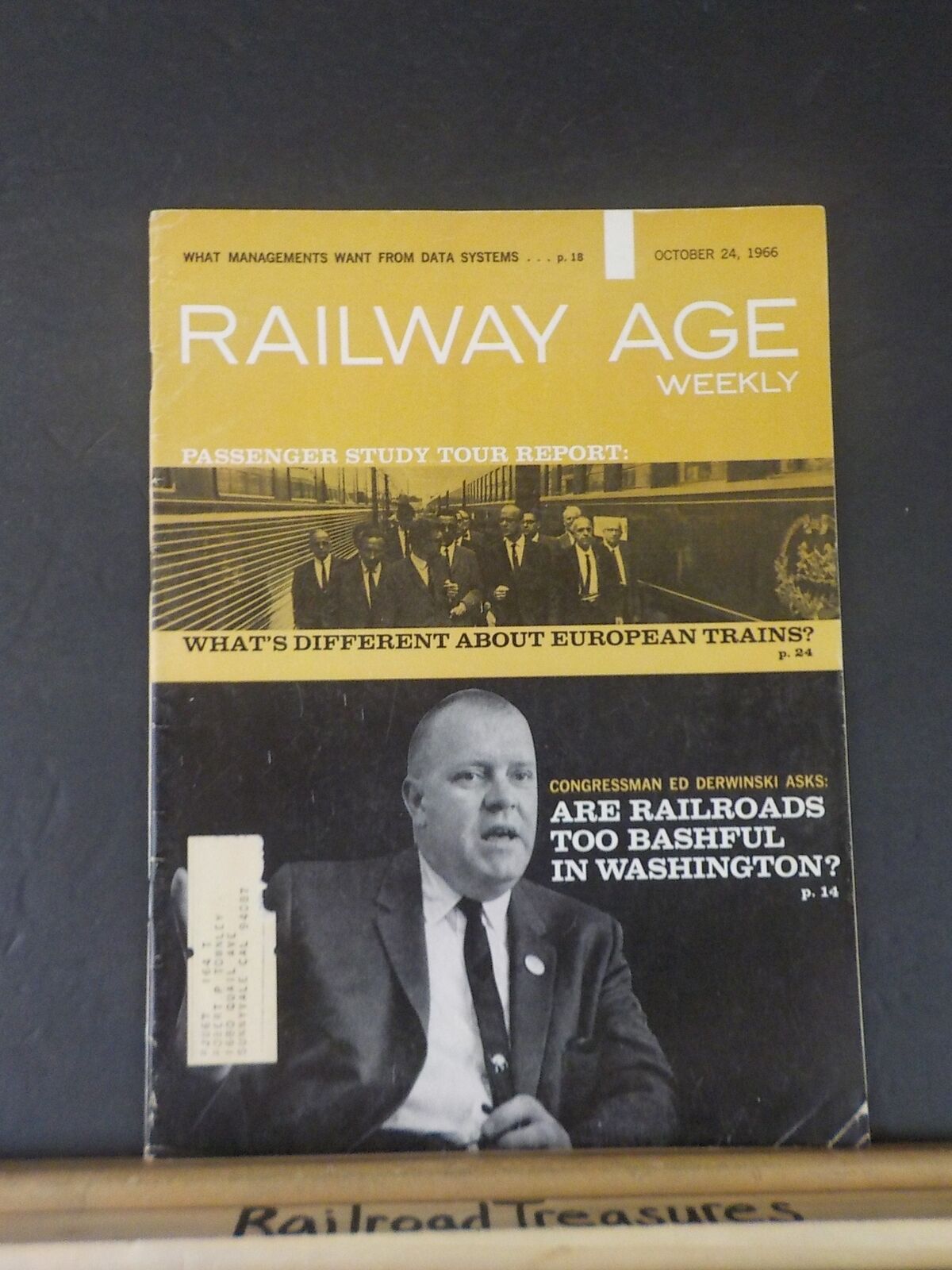 Railway Age 1966 October 24 What's different about European trains ...