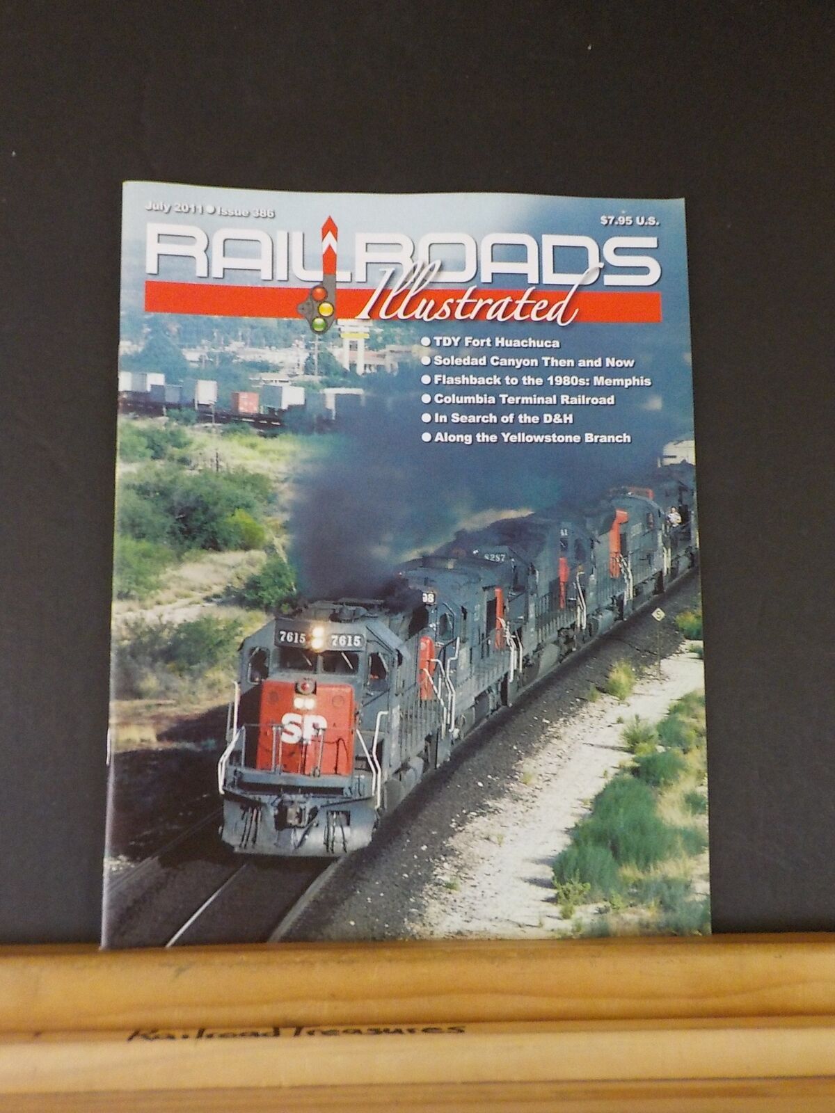 Railroads Illustrated #386 2011 July Soledad Canyon 1980s Memphis Colu ...