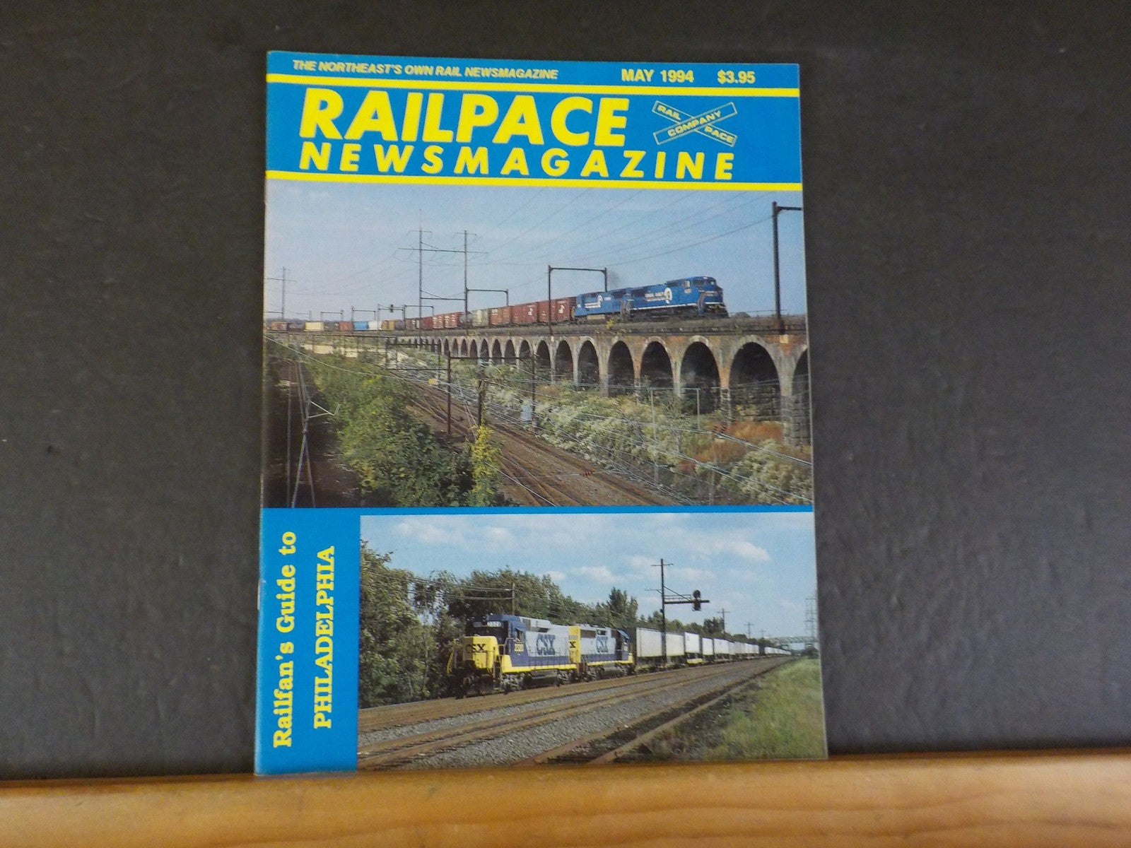 Rail Pace News Magazine 1994 May Railpace Philadelphia Railfan guide ...