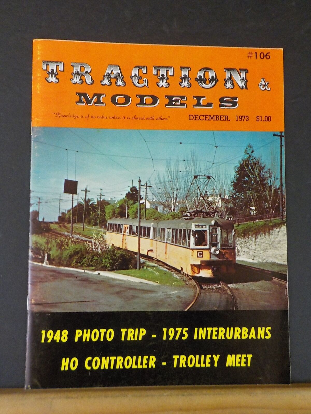 Traction & Models 1973 December Interurbans HO Controller 1948 photo t ...