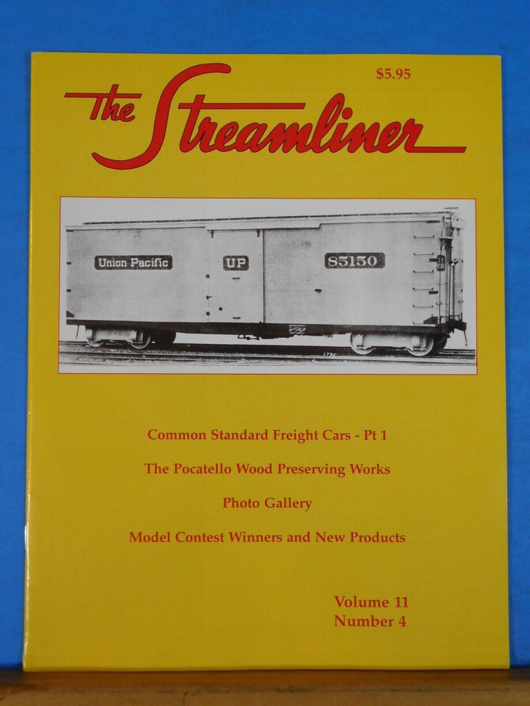 UP The Streamliner Volume 11 #4 Common standard freight cars 1 Pocatel ...