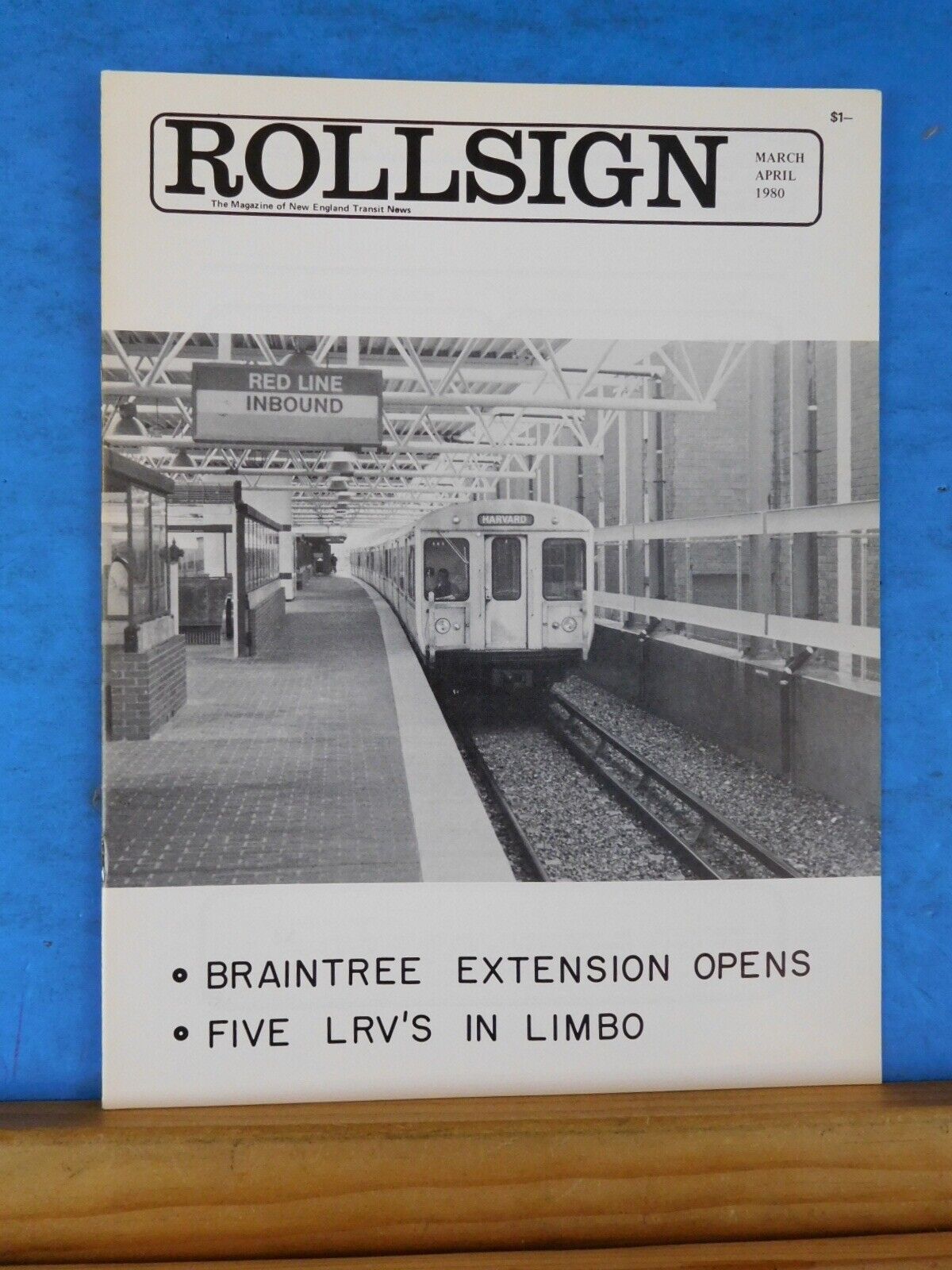 Rollsign Magazine of New England Transit News 1980 March April ...