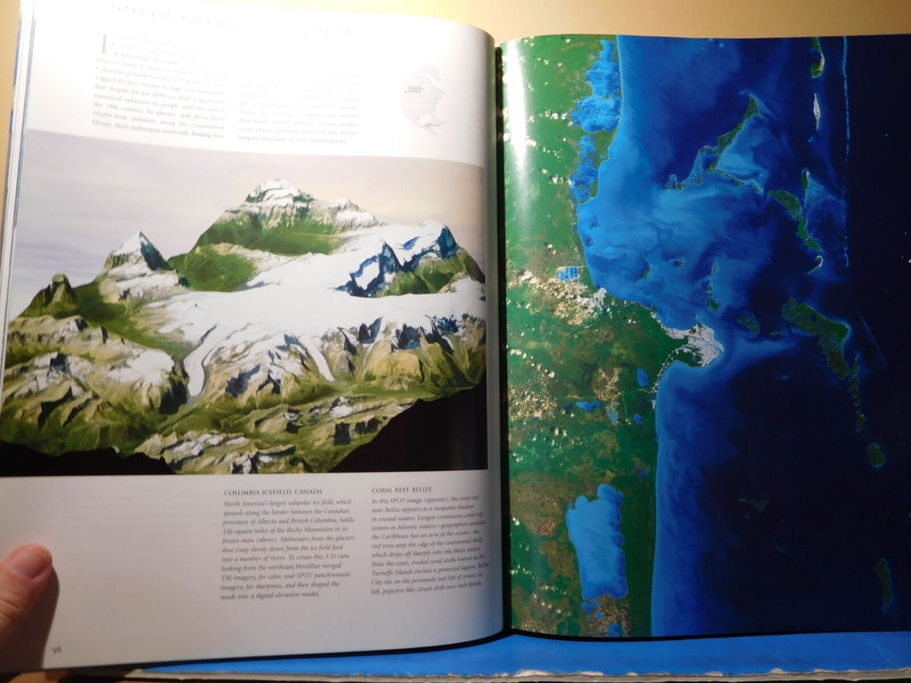 National Geographic Satellite Atlas of the World 1998 DJ Maps ...