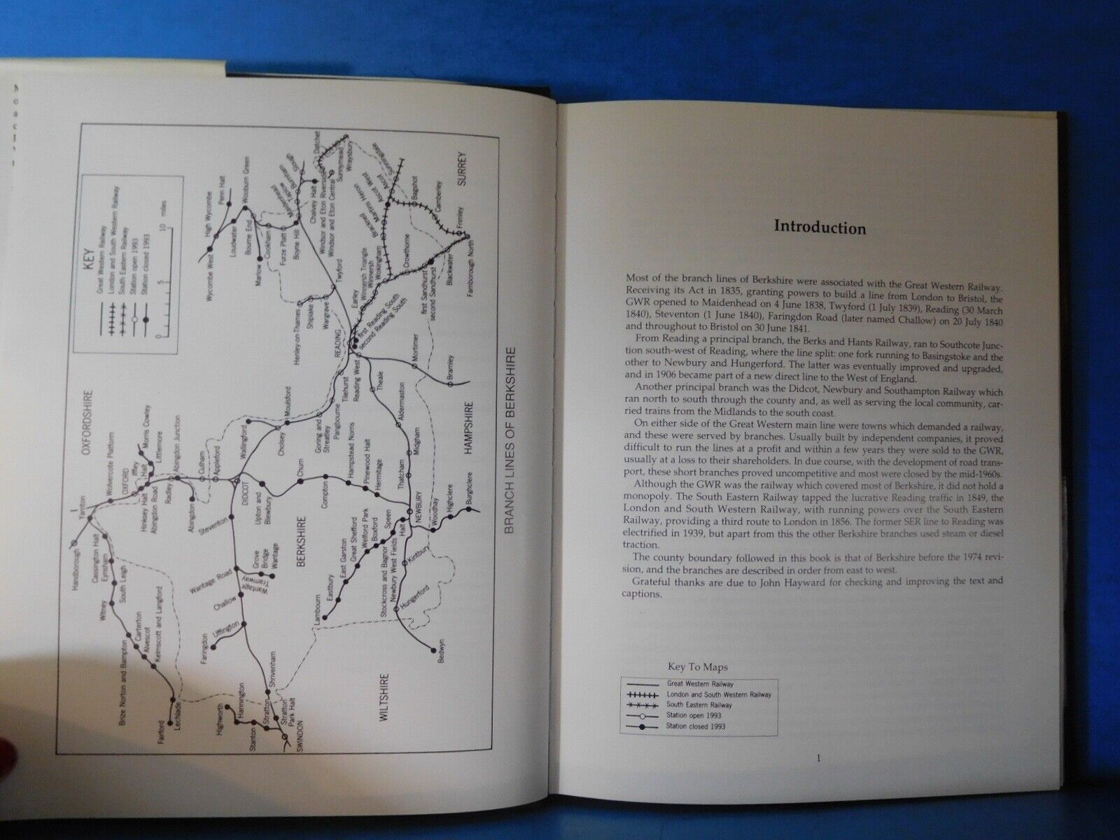 Branch Lines Of Berkshire by Colin Maggs w/ dust jacket – RailroadTreasures