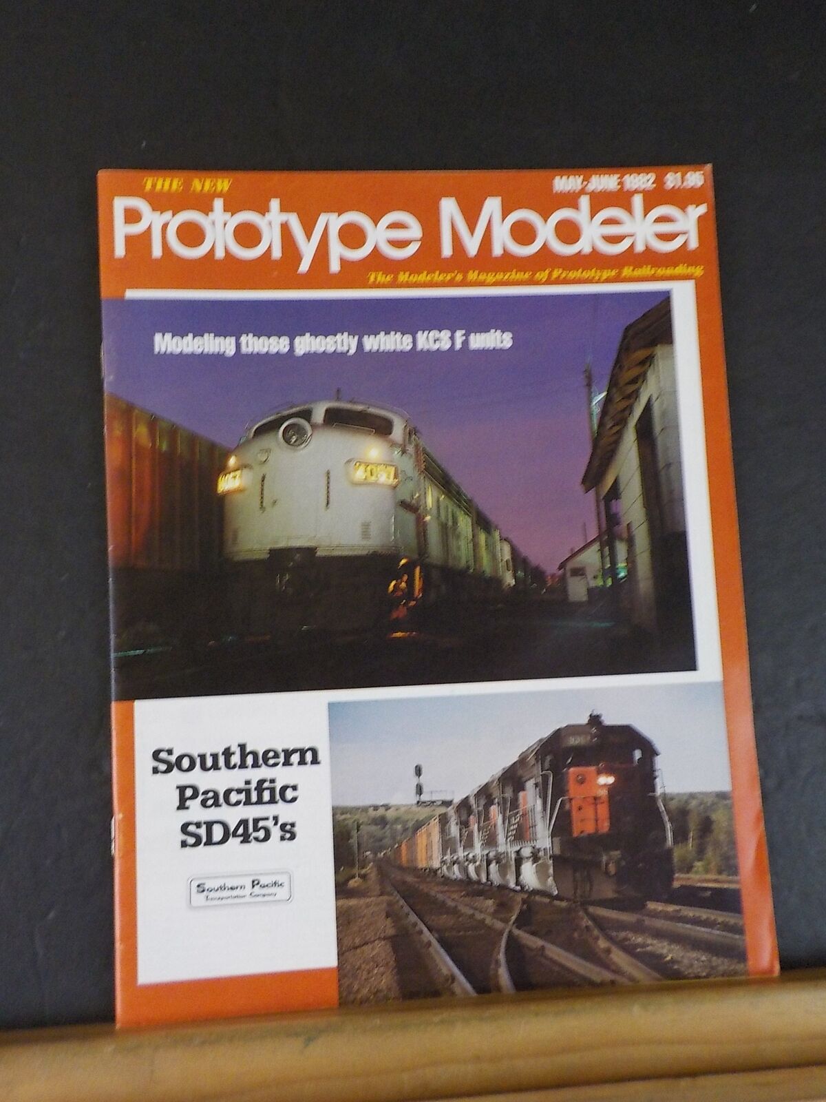 Prototype Modeler 1982 May June SP SD45s KCS F units EL Lake City ...