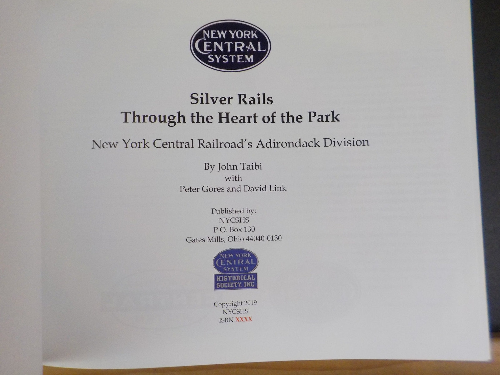 Silver Rails Through the Heart of the Park NYC Adirondack Division By ...