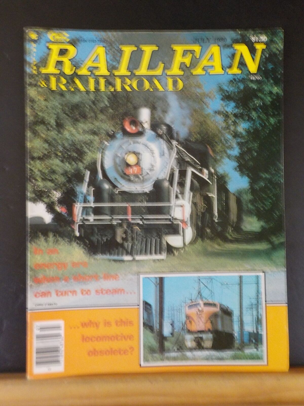 Railfan & Railroad Magazine 1980 July Short line turns to steam Why is ...