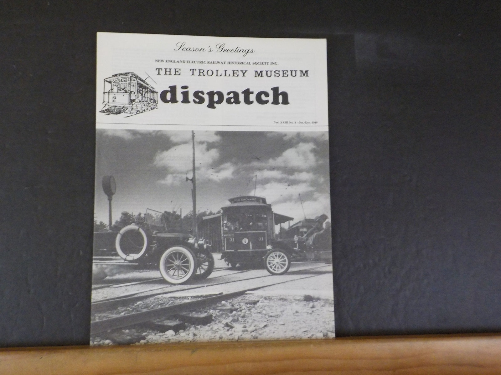 Trolley Museum Dispatch 1980 October-December Vol XXIII No 4 Seashore ...