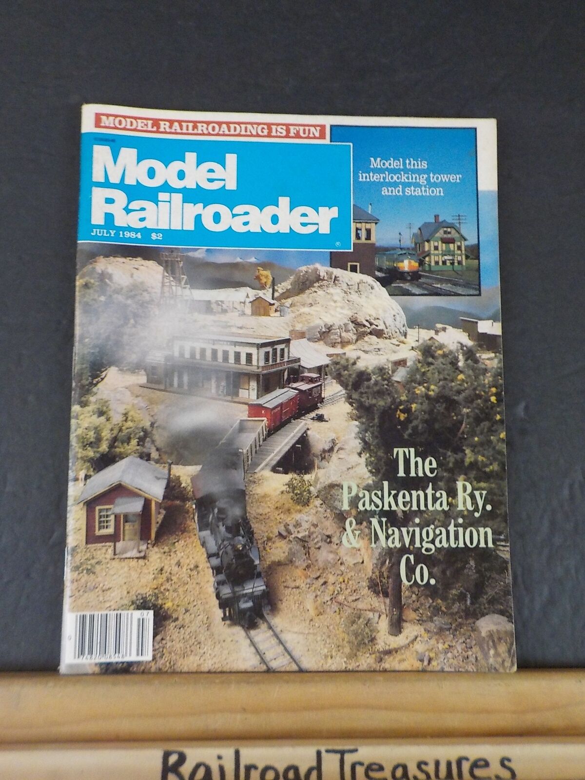 Model Railroader Magazine 1984 July Model this interlocking tower & st ...