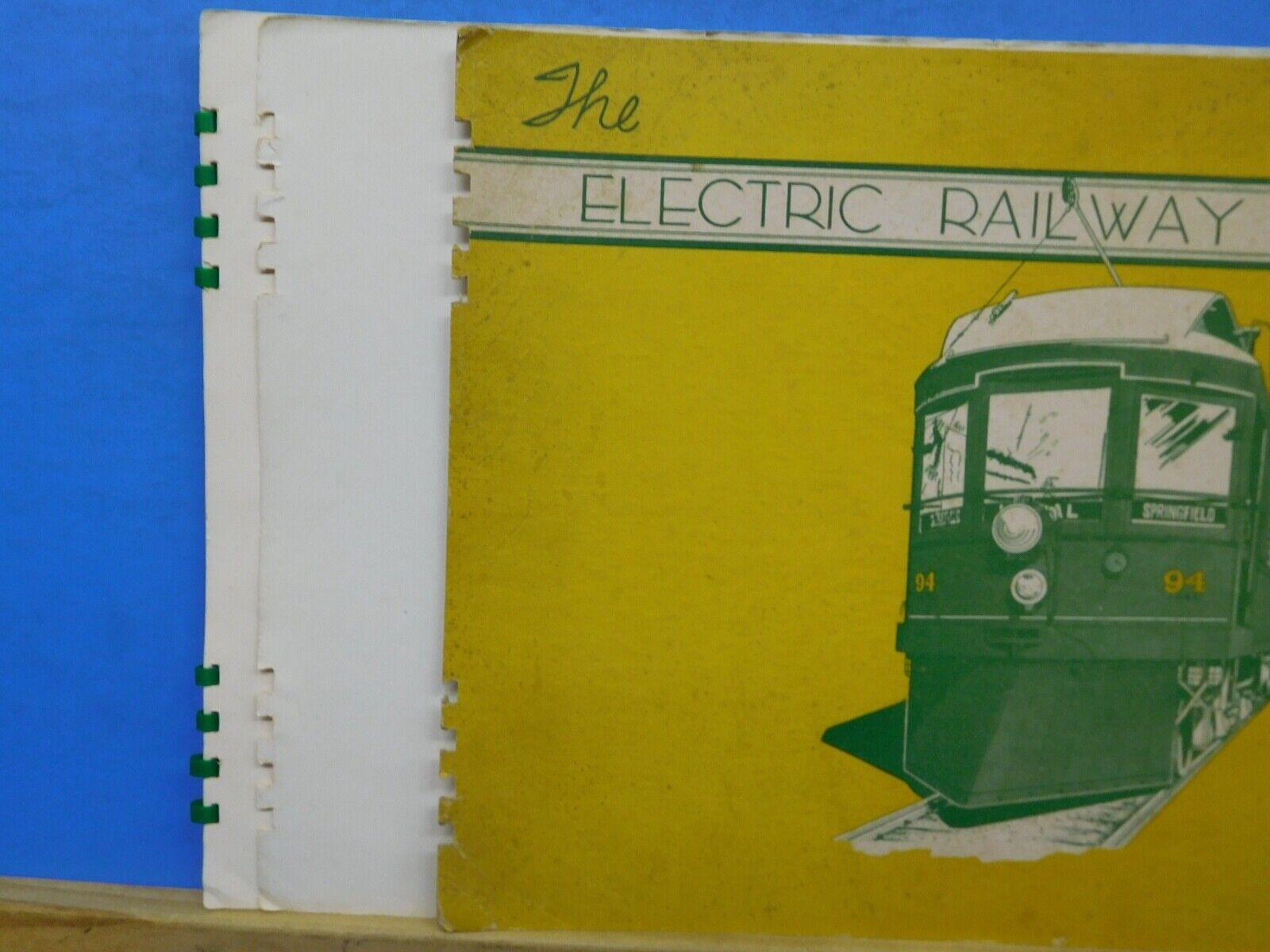 Electric Railway Pictorial Interurbans 1945 16 pages Spiral Bound OVER ...