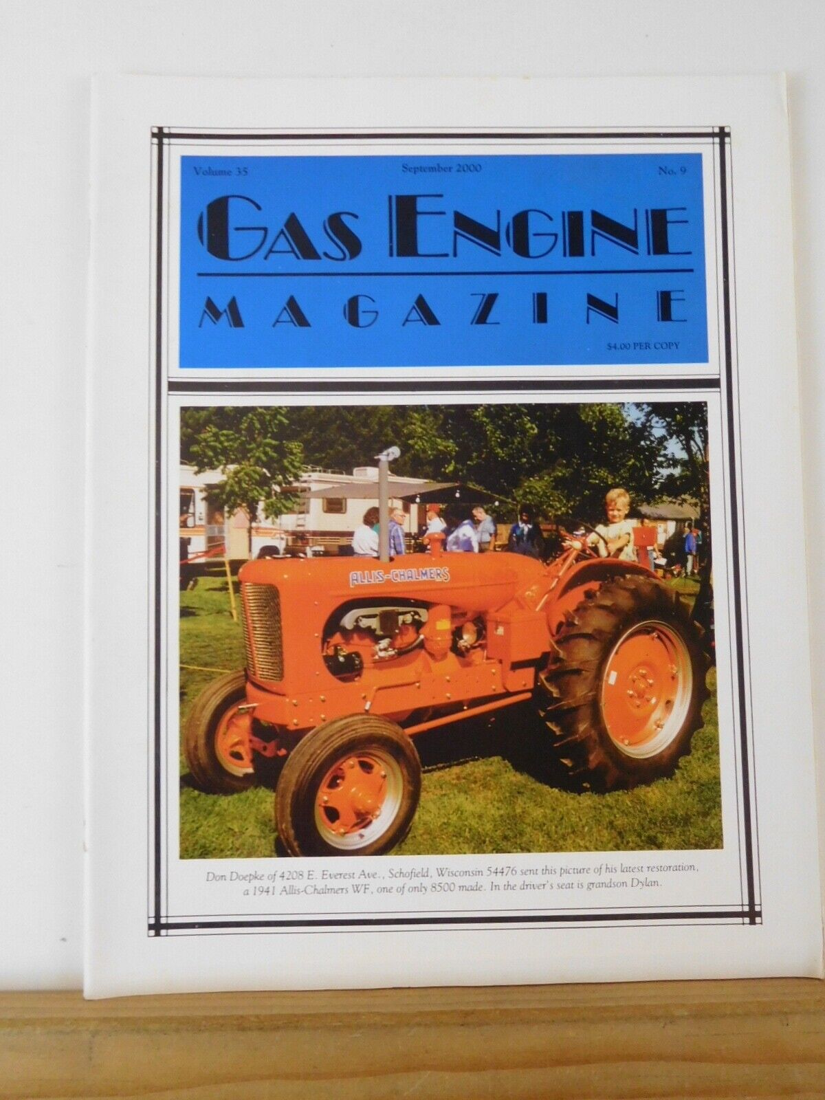 Gas Engine Magazine 2000 September Empire Novelty Engine ...