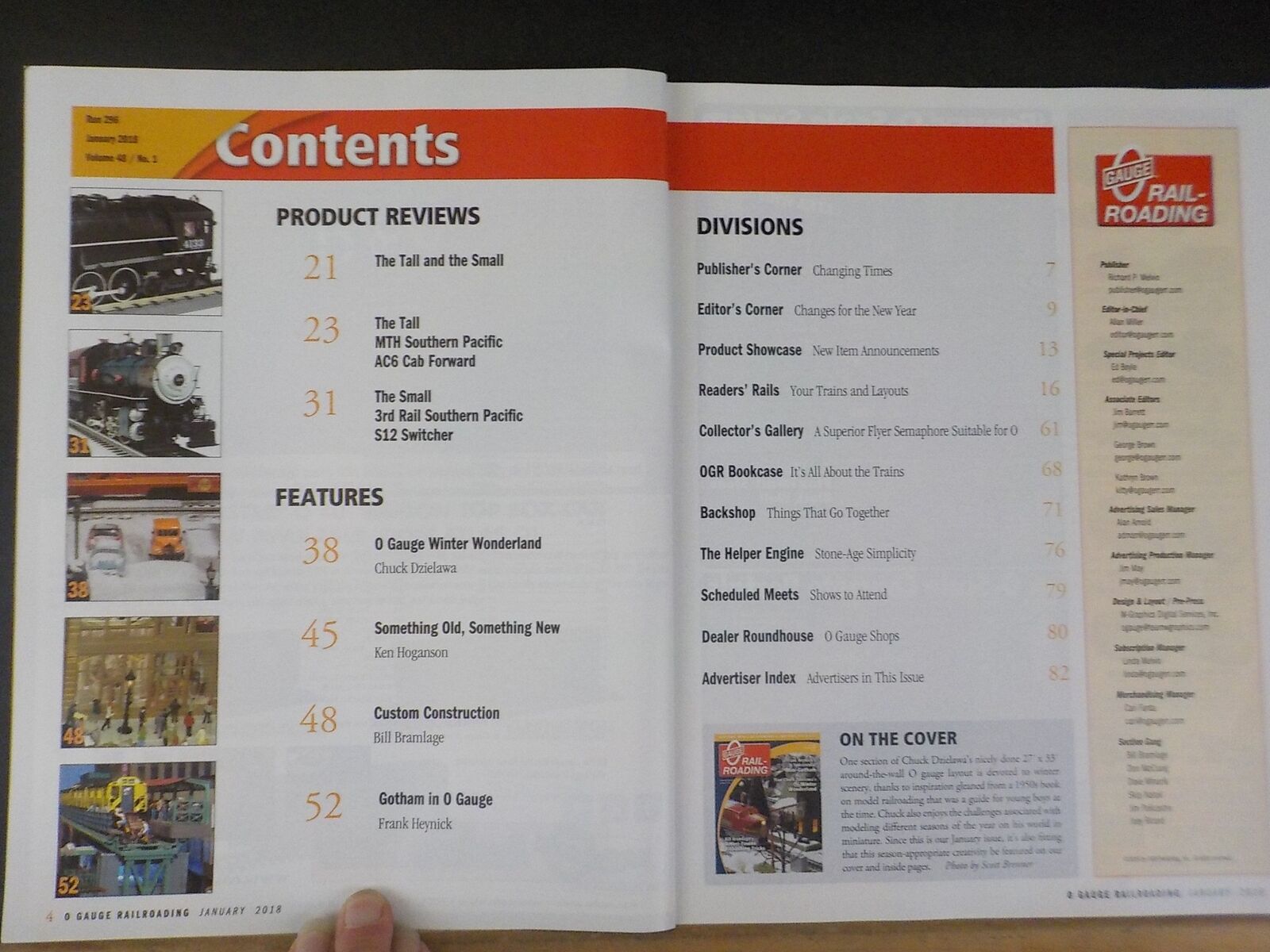 O Gauge Railroading #296 January 2018 Mini-Gotham Winter Wonderland ...