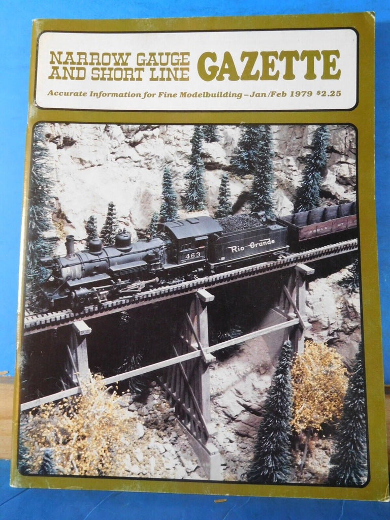 Narrow Gauge & Short Line Gazette 1979 Jan/Feb 1979 Logging mallets pt ...